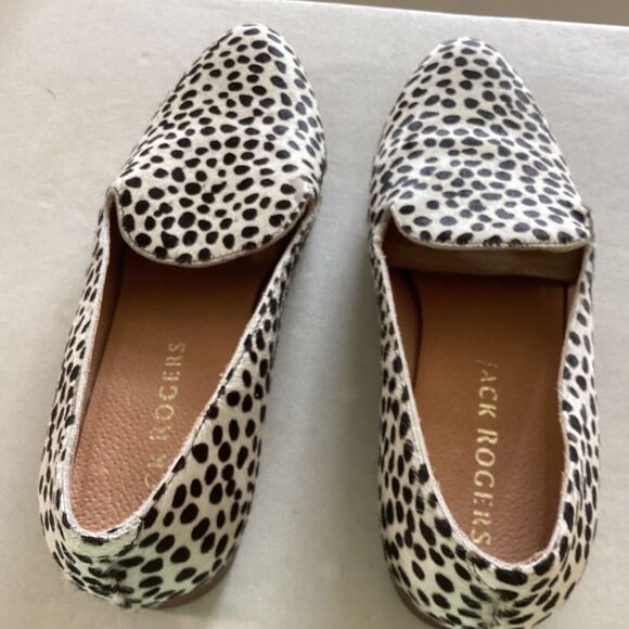 Jack Rogers | Shoes | Jack Rogers Audrey Animal Print Calf Hair Loafer ...